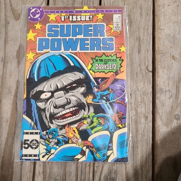 Other | Super Powers No 1 Newsstand 75 Cent Price Darkseid Wonder Woman Dc Comics 1985 | Poshmark